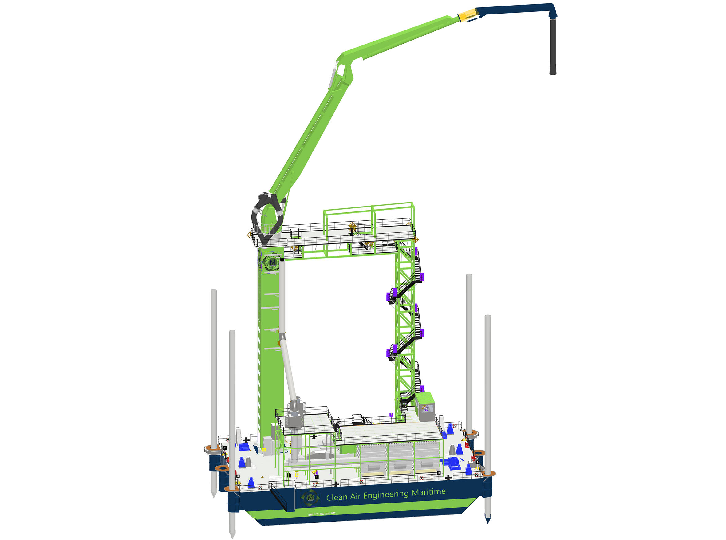 Cleaner air in ports: U.S. scrubber barge propelled by SCHOTTEL ...