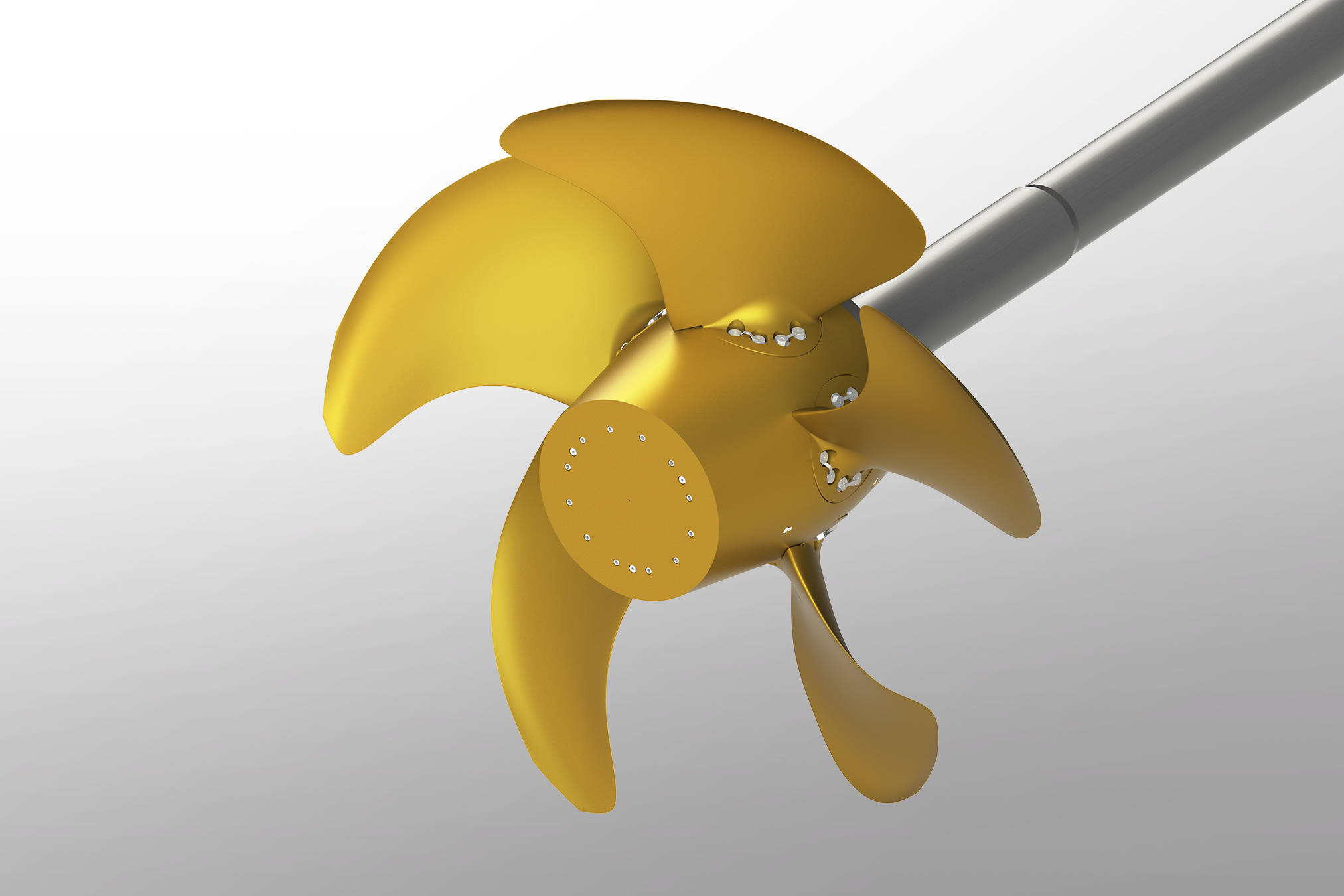 5-bladed propeller with optimized hub | SCHOTTEL - YOUR PROPULSION EXPERTS