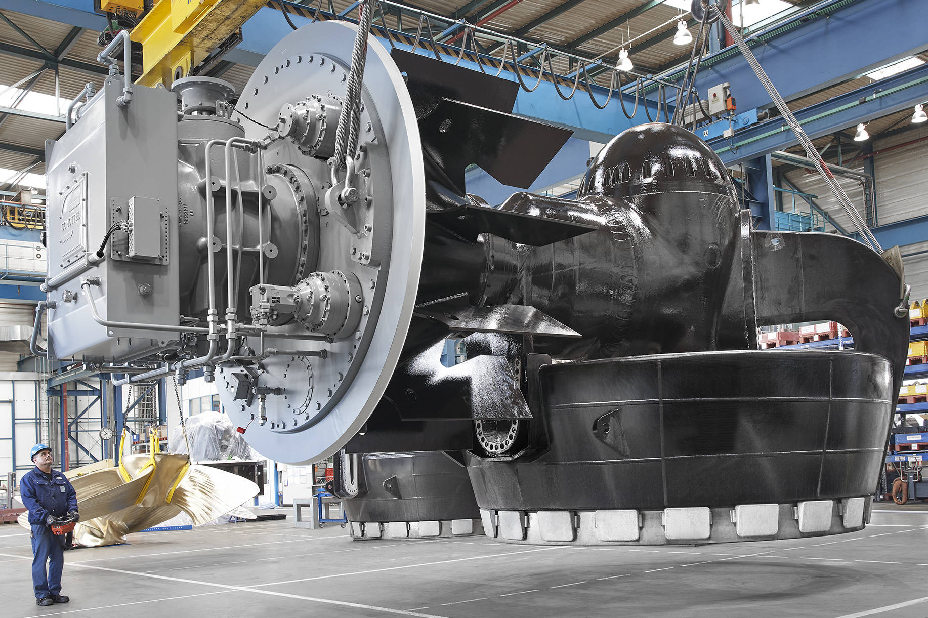 120 tonnes of bollard pull: two SCHOTTEL SRP 710 for KPA salvage tug ...