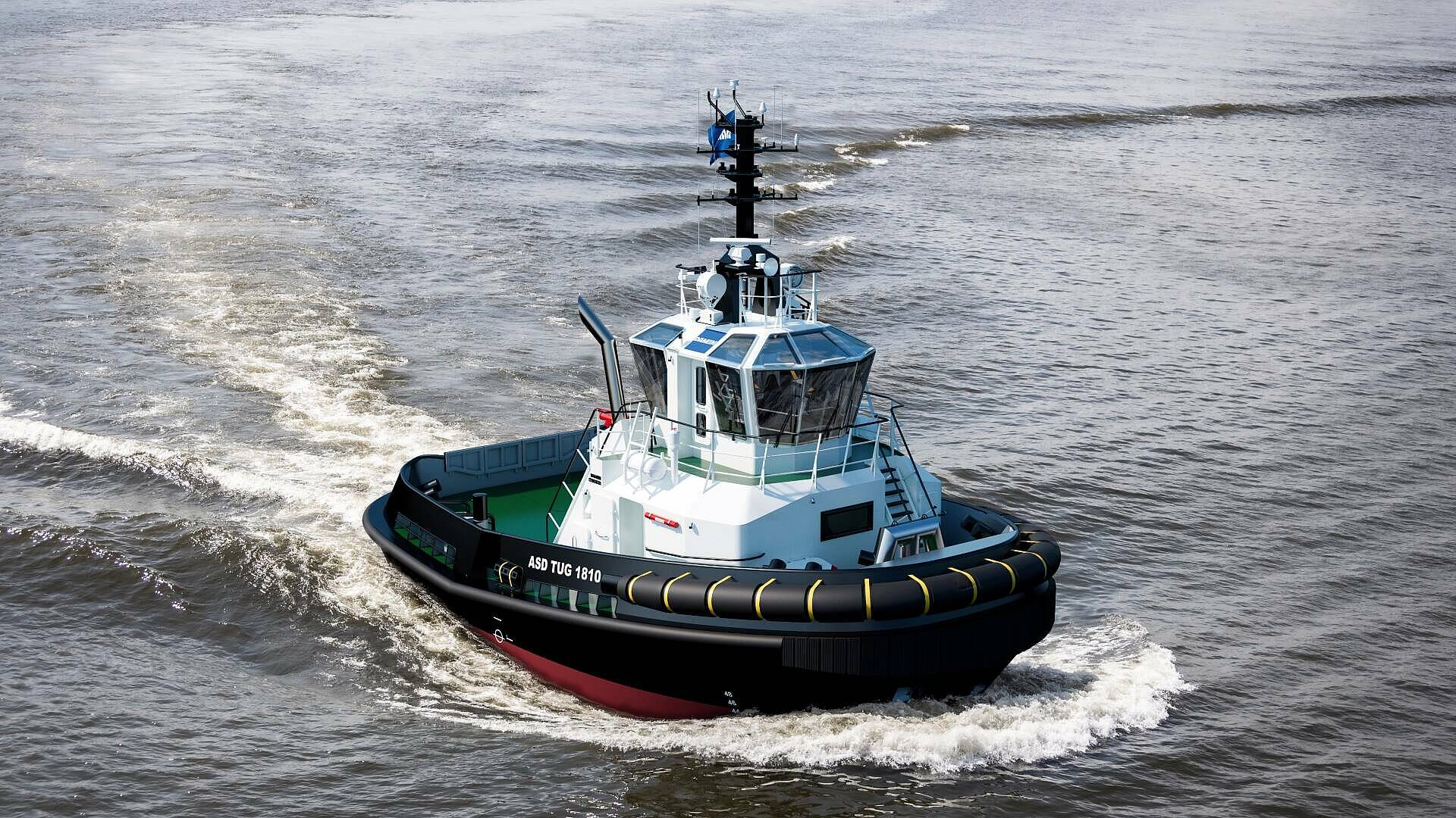 Four new compact Damen ASD tugs with SCHOTTEL RudderPropellers ...