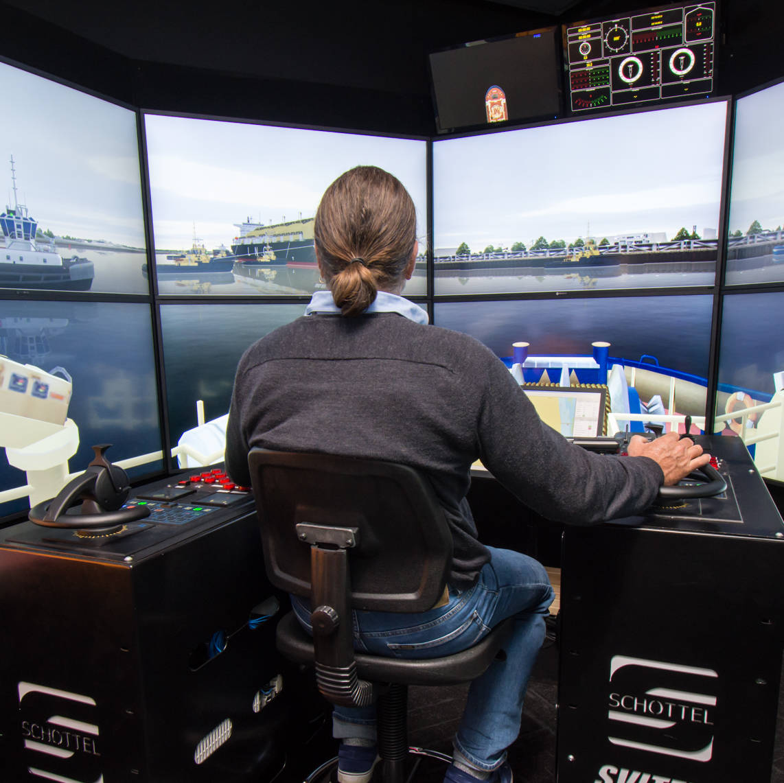 Simulierte Schifffahrt | SCHOTTEL - YOUR PROPULSION EXPERTS